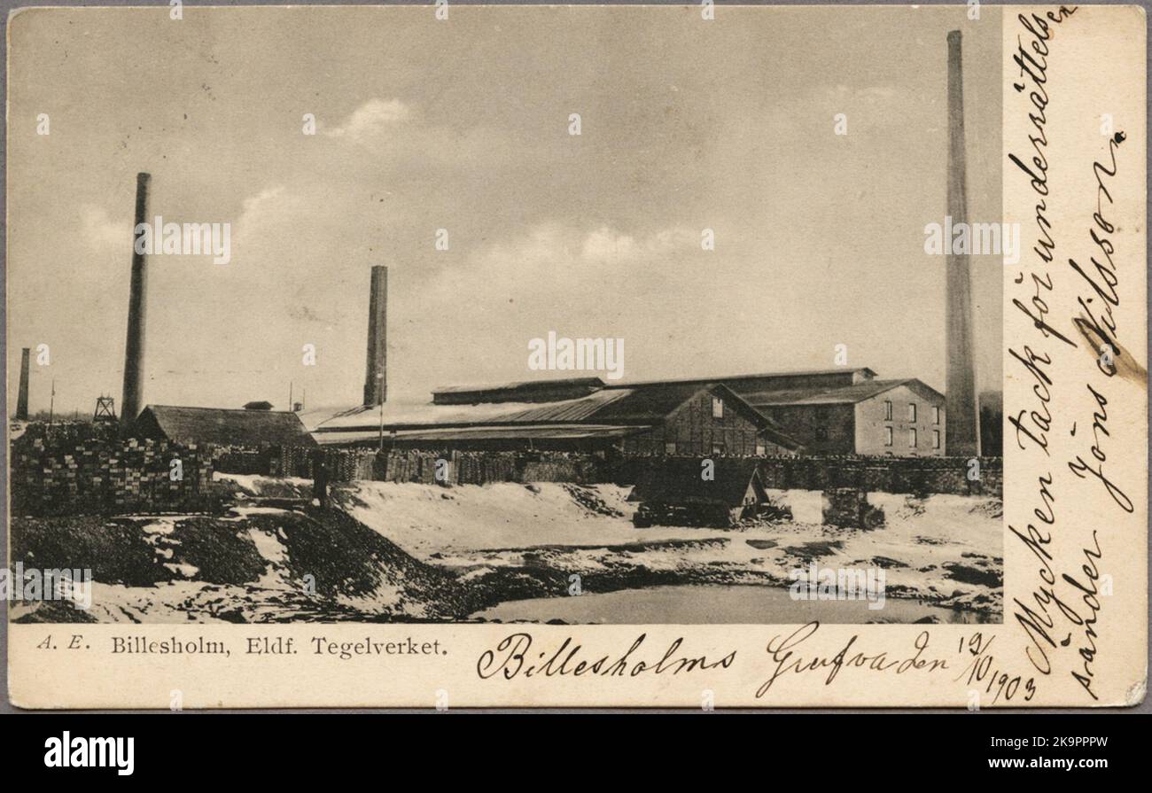 Brickworks in Billesholm Stock Photo - Alamy