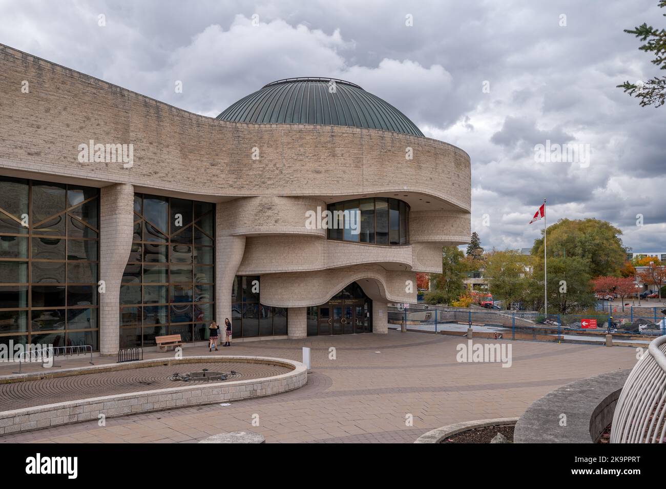Gatineau, Quebec - October 19, 2022: Facade of the Canadian Museum of ...