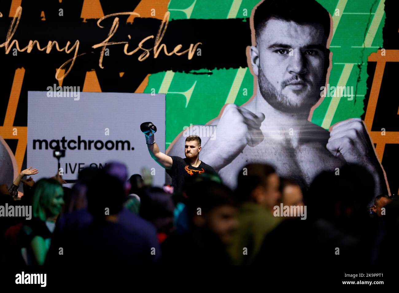 Johnny Fisher walls out ahead of his International Heavyweight contest ...