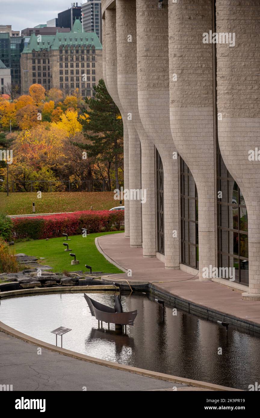 Gatineau, Quebec - October 19, 2022: Facade of the Canadian Museum of ...