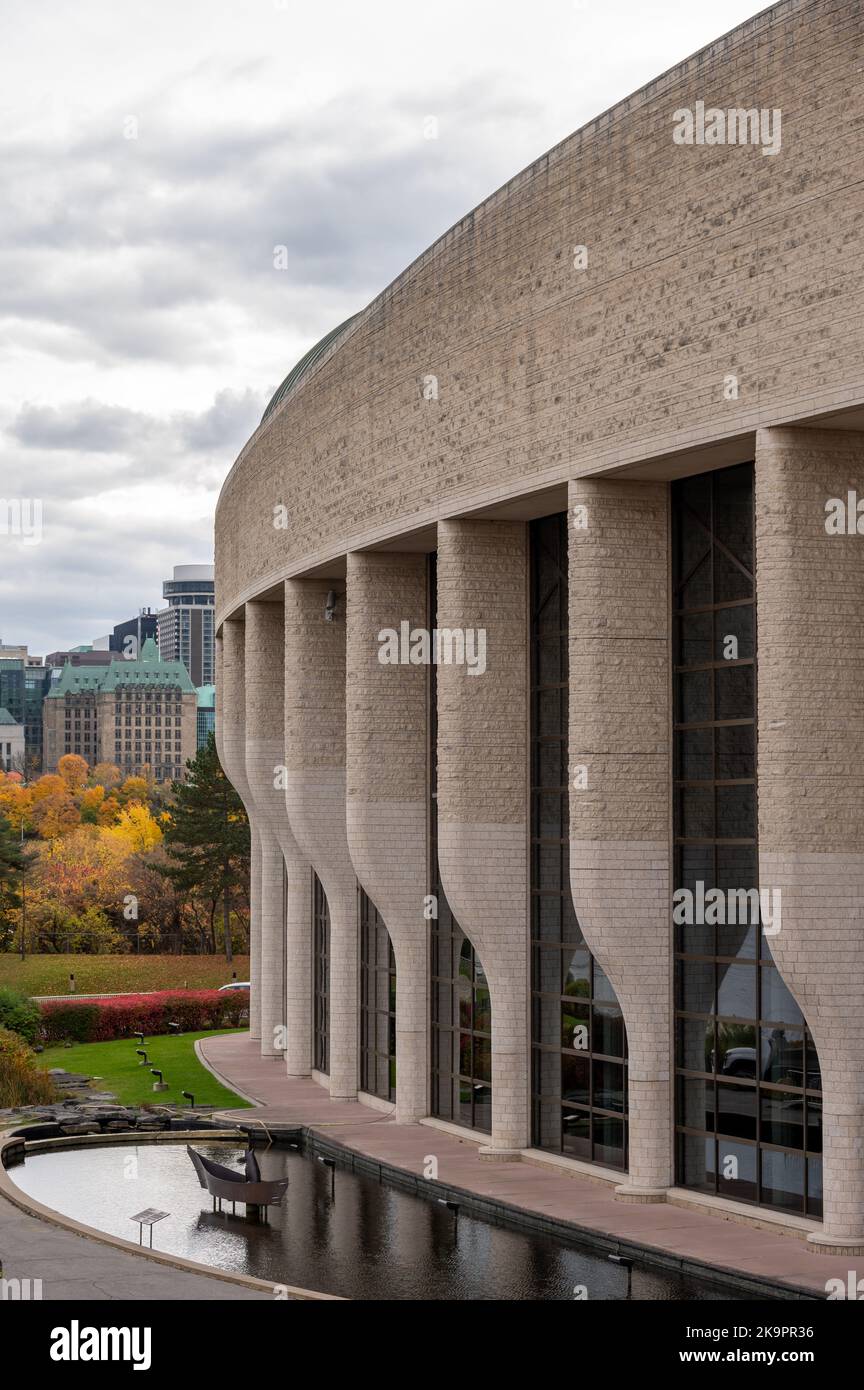 Gatineau, Quebec - October 19, 2022: Facade of the Canadian Museum of ...