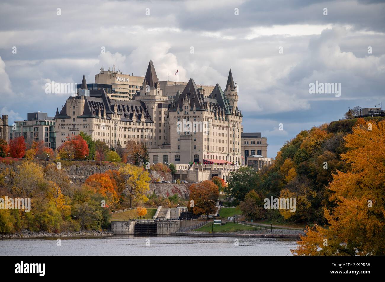 Ottawa, Ontario - October 19, 2022: View of Chateau Laurier in Ottawa ...