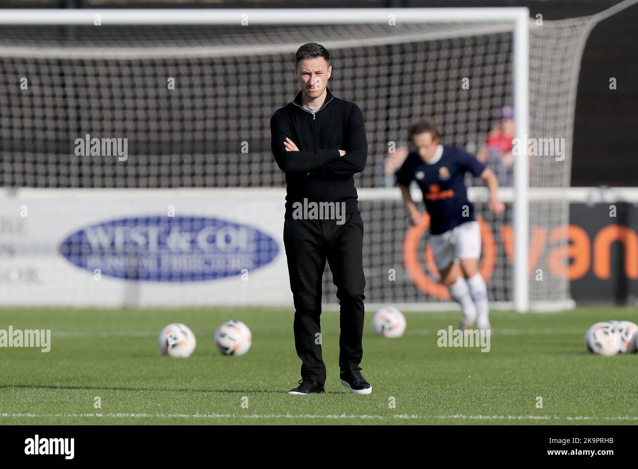 Woking manager Stuart Maynard during Dagenham & Redbridge vs Wealdstone ...