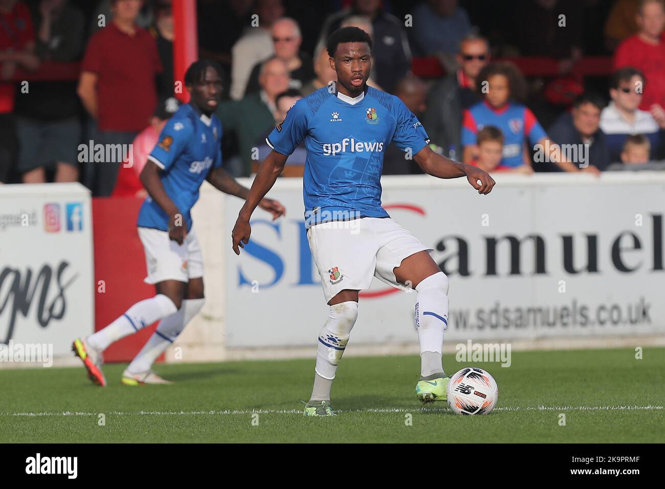 Micah Obiero of Wealdstone during Dagenham & Redbridge vs Wealdstone ...