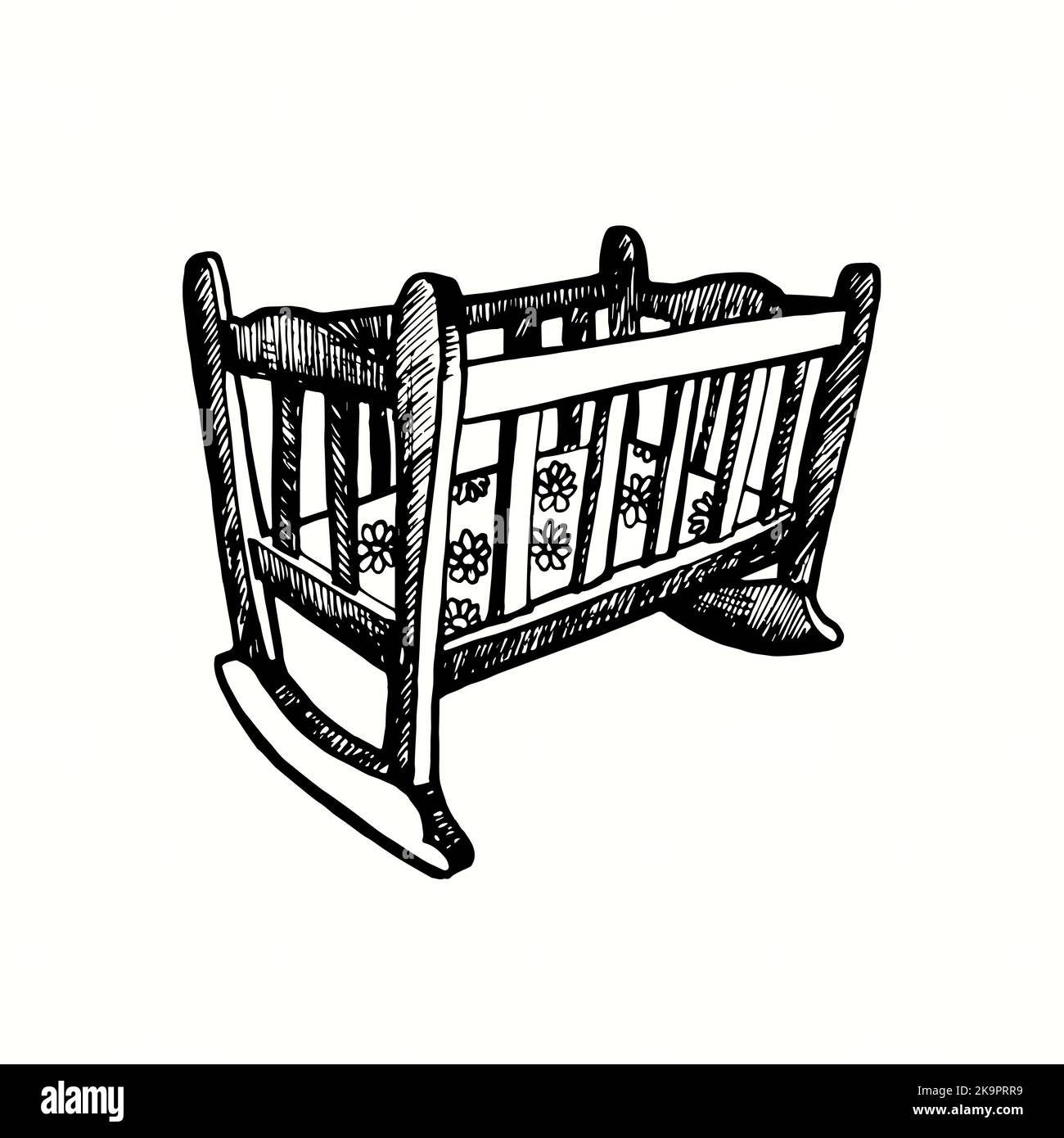 Baby Cradle Drawing