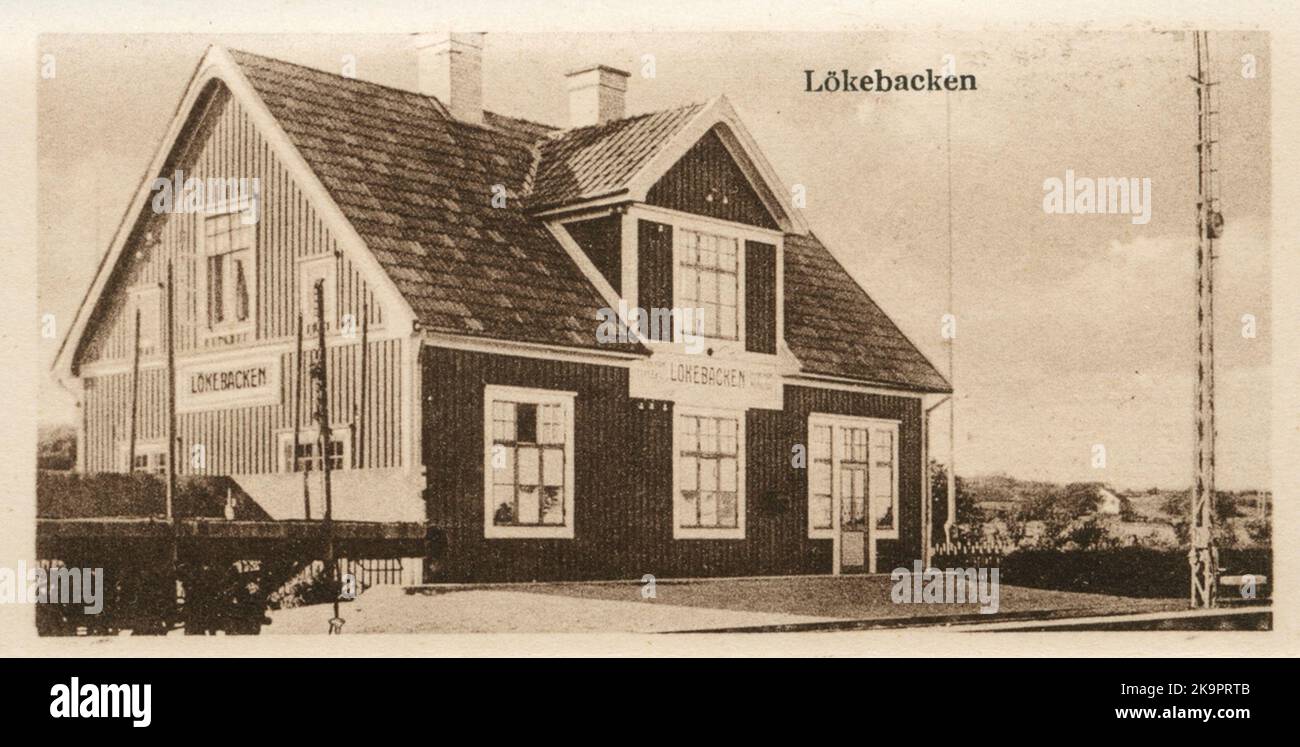 Brastad station on Lysekilsbanan Stock Photo - Alamy