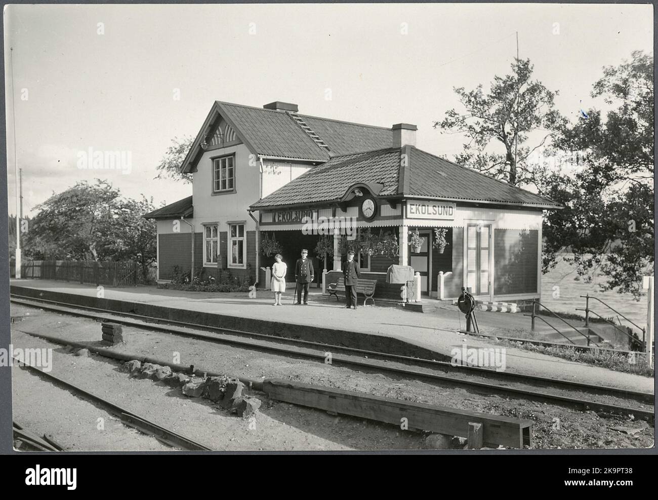 Opened 20.10.1879. The original station building replaced by a new in ...