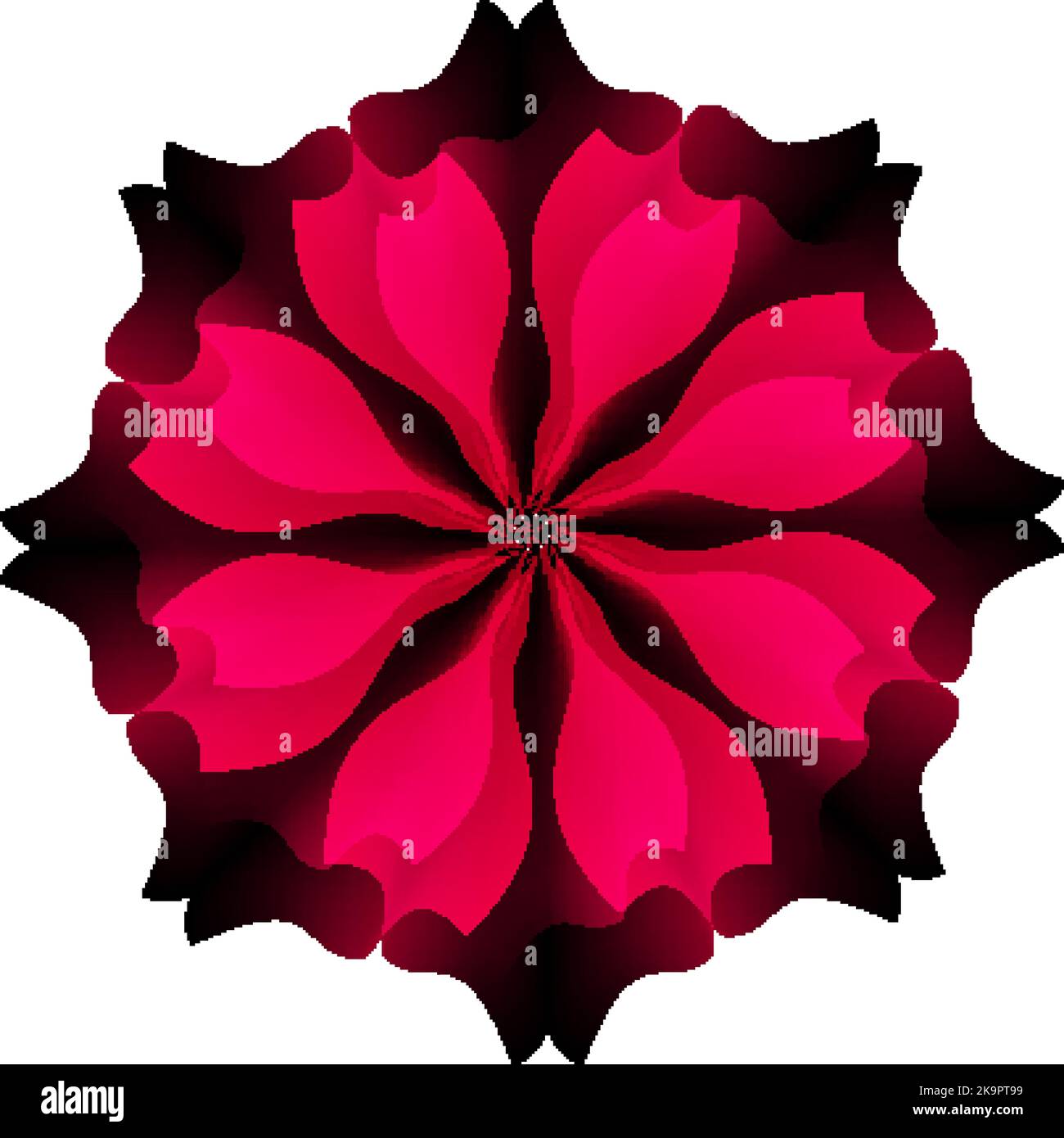 Abstract colorful floral shapes on white background Stock Vector Image ...