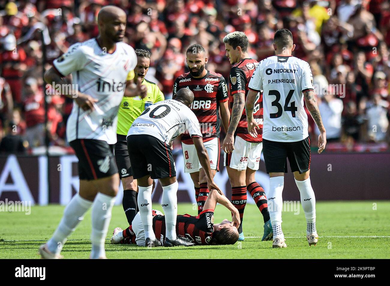 Guayaquil, Equador. 29th Oct, 2022. During Flamengo x Athletico PR, a ...