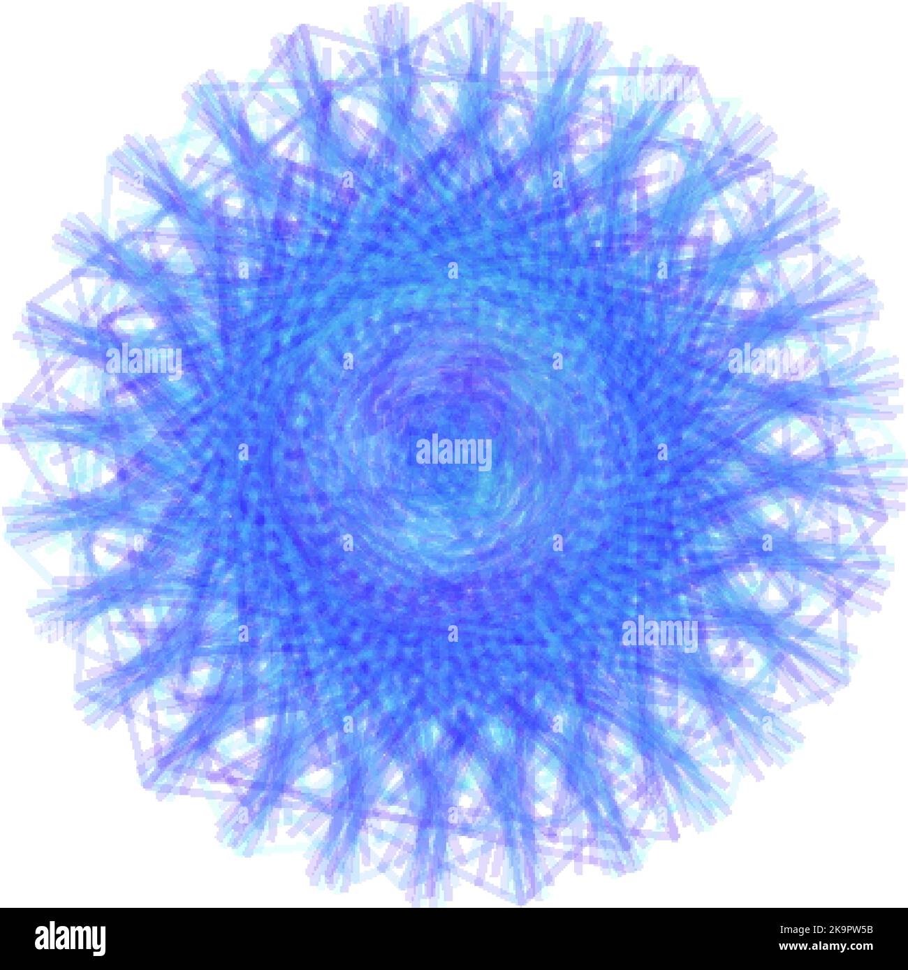 Abstract decorative spirograph circular element. Vector shape Stock Vector Image & Art - Alamy