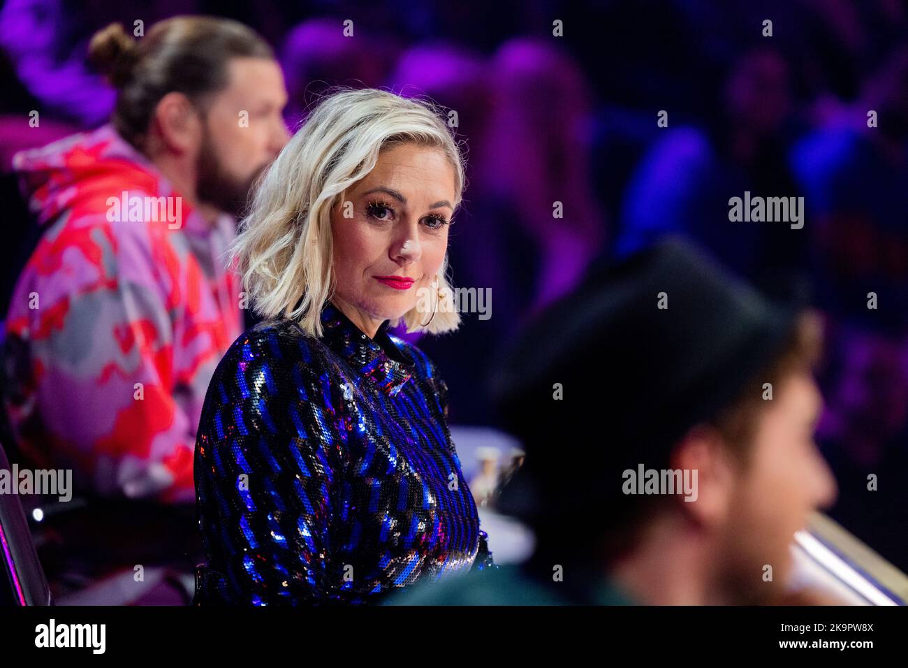 Cologne, Germany. 29th Oct, 2022. Rea Garvey (l), Ruth Moschner and ...