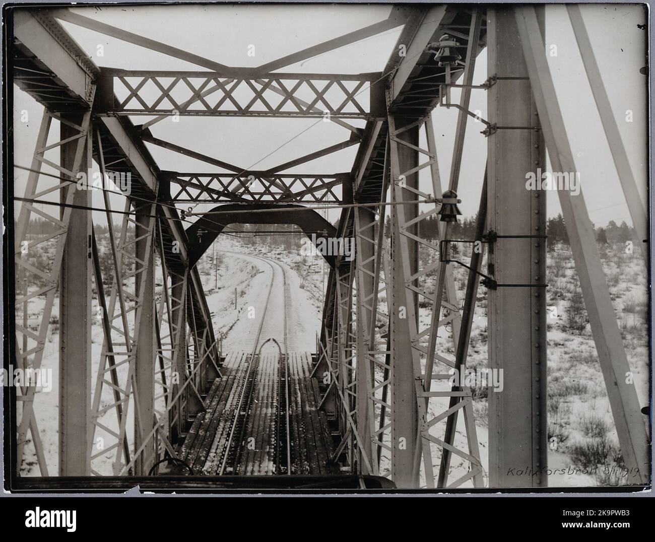 Kalixfor Bridge over Kalix River Stock Photo - Alamy