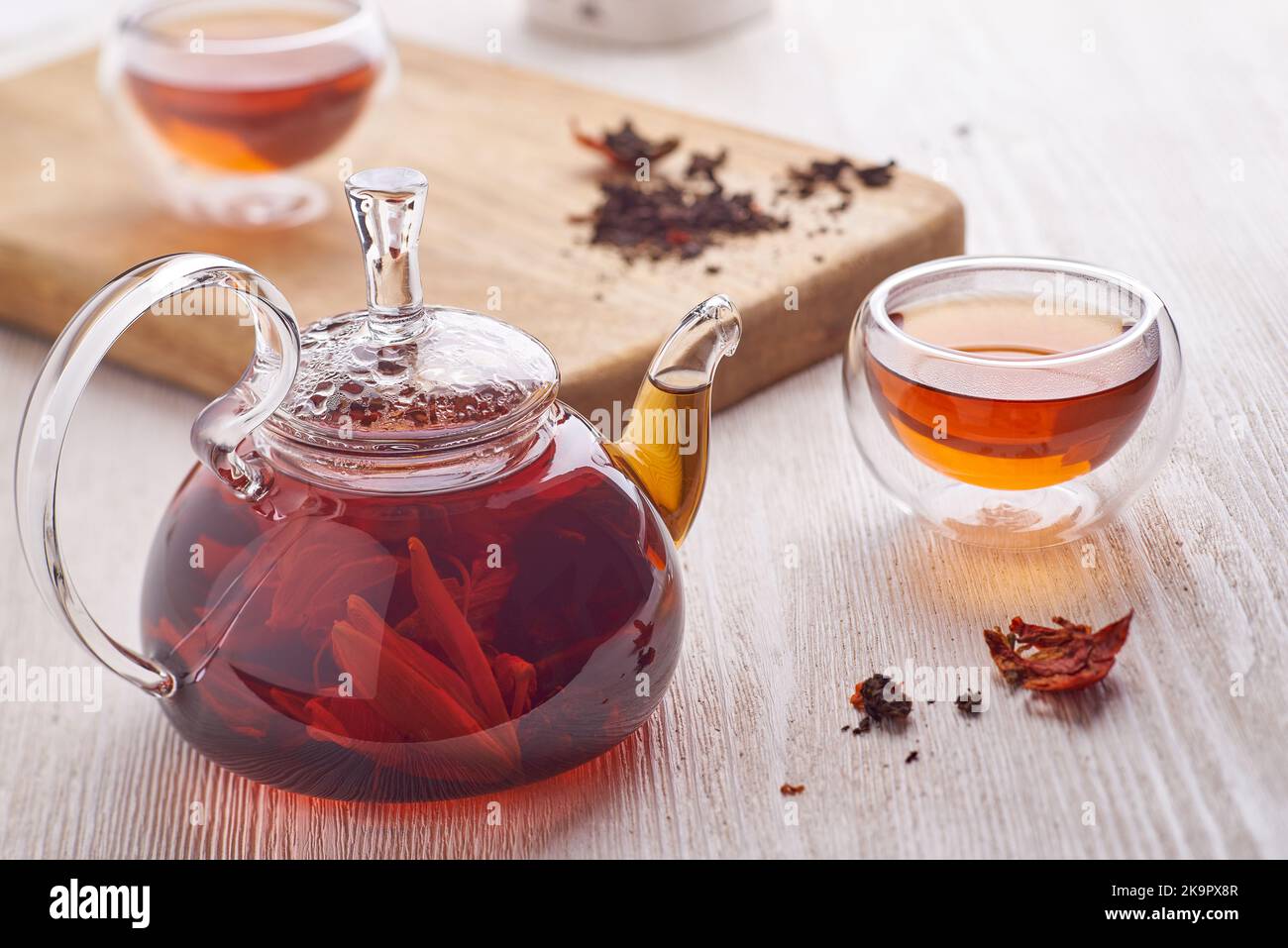 Black glass cups hi-res stock photography and images - Alamy