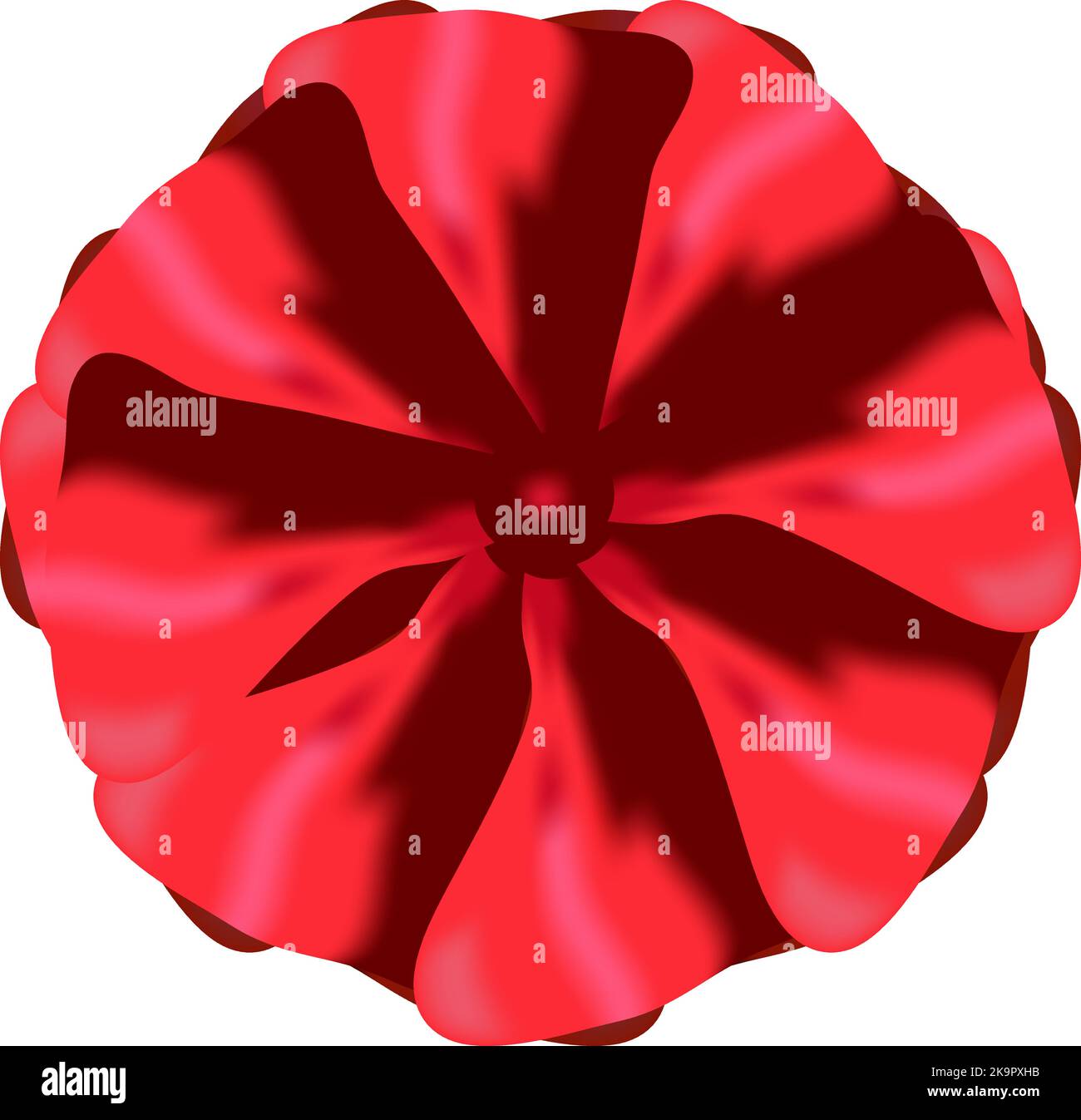 Stylized red bow on white background. Element for design Stock Vector ...