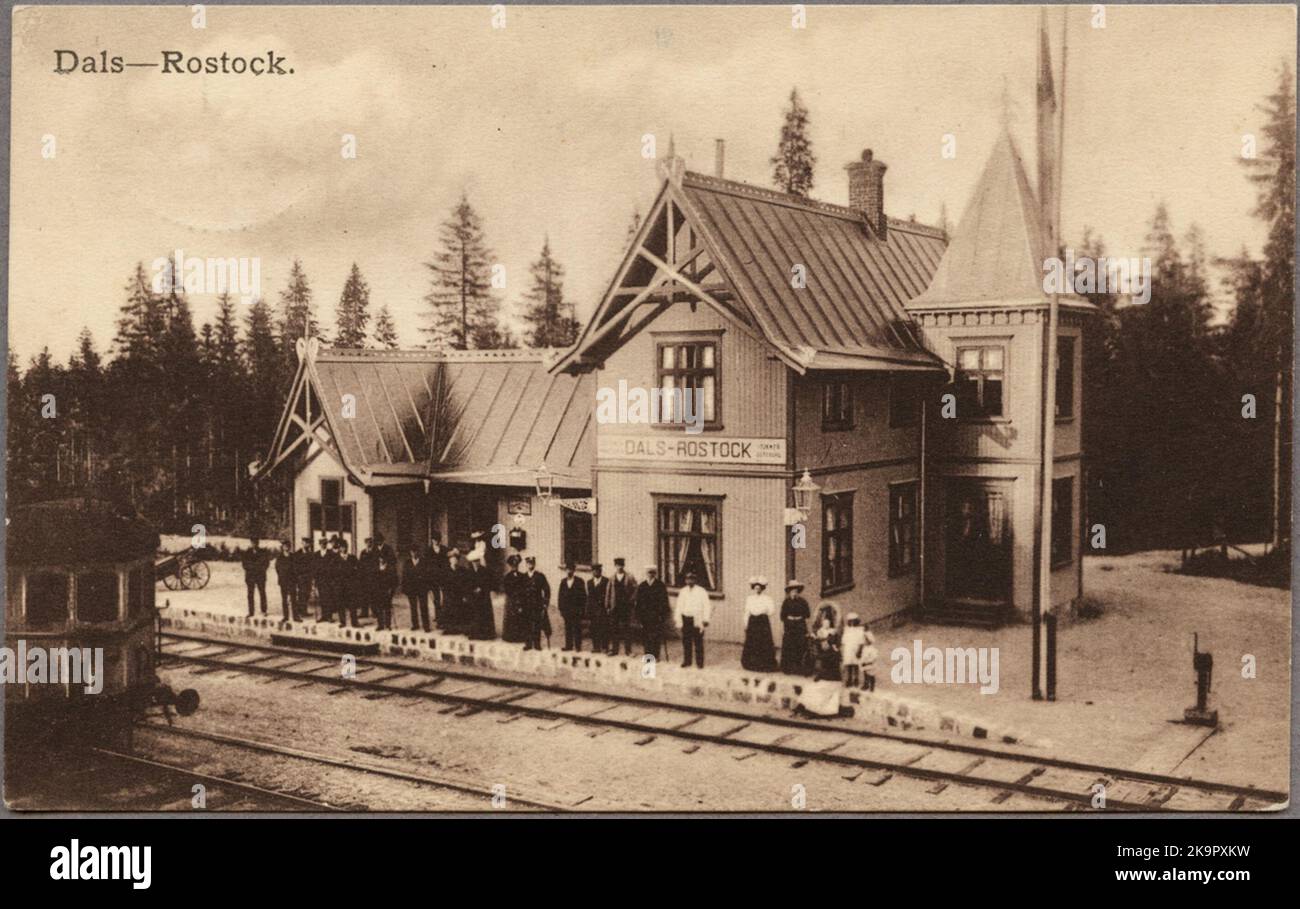 Dals Rostock station Stock Photo - Alamy