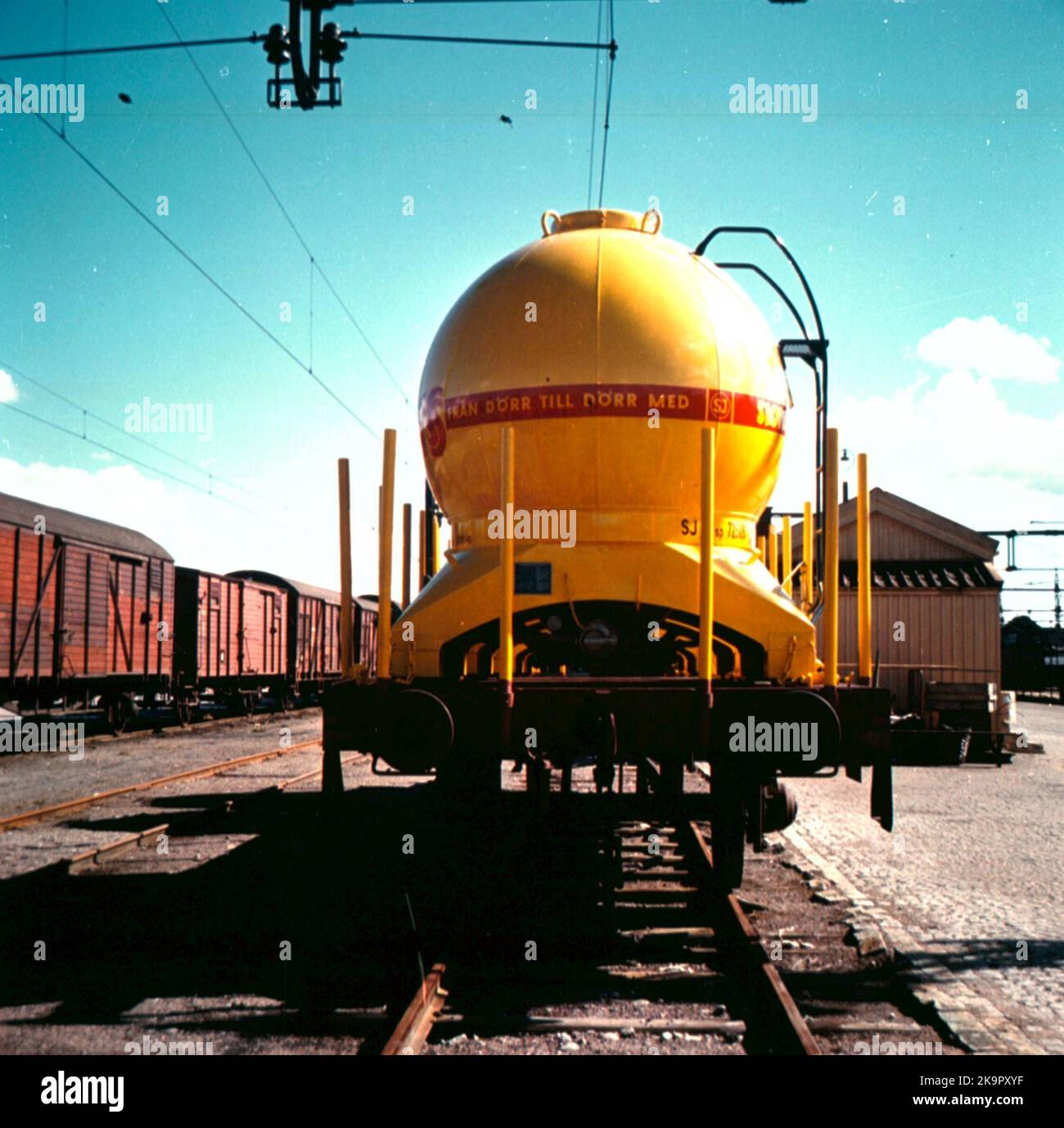 Mass goods containers, “Castle's mustard Stock Photo - Alamy