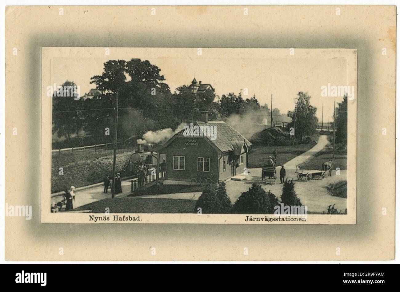 Nynäs Havsbad station Stock Photo - Alamy