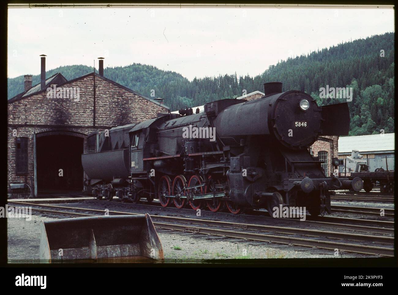 Norwegian State Railways, NSB 63a 5846. Dovrebanen.Norges Statsbaner ...