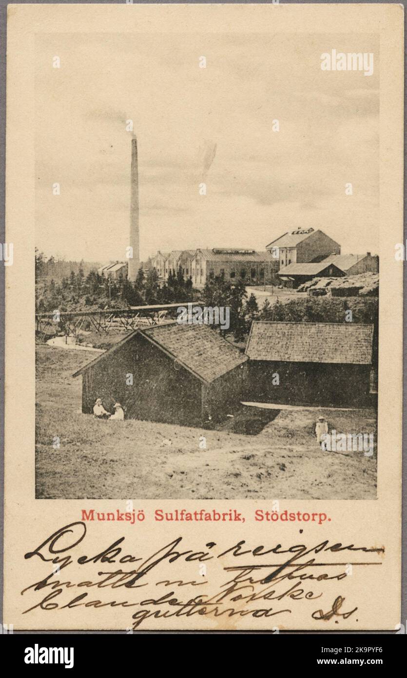 Sulfate factory, southwest of Vaggeryd Stock Photo - Alamy