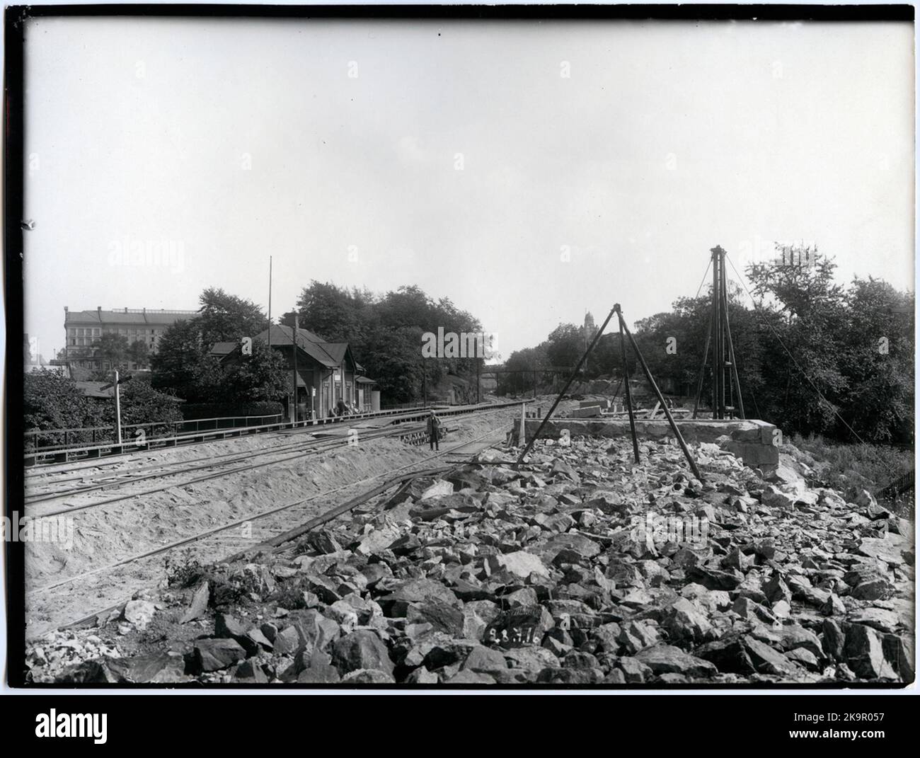 The redevelopment of Karlberg Stock Photo - Alamy