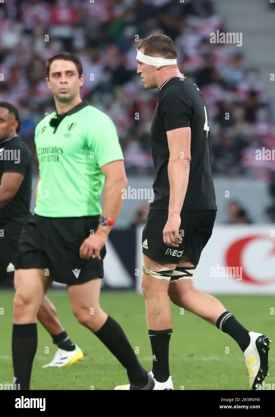 Tokyo, Japan. 29th Oct, 2022. New Zealand's lock Brodie Retallick ...