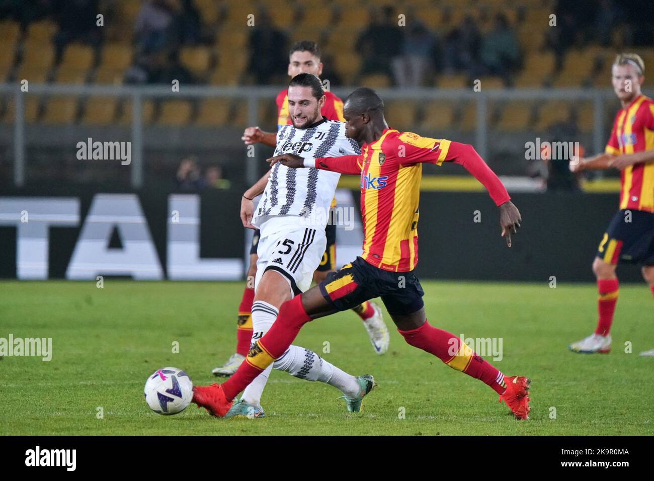 Via Del Mare stadium, Lecce, Italy, October 29, 2022, Assan Ceesay (US ...