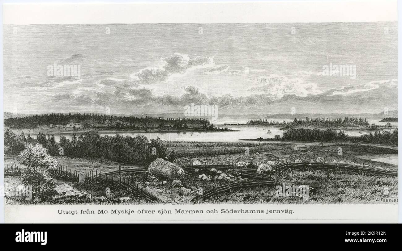 View of Lake Marmen Stock Photo - Alamy