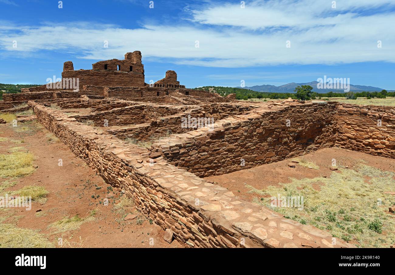 Mission San Gregorio De Abo ruins originally built in 1629 by Spanish ...