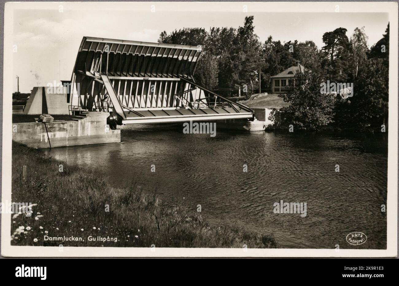 The dust hatch Gullspång Stock Photo - Alamy