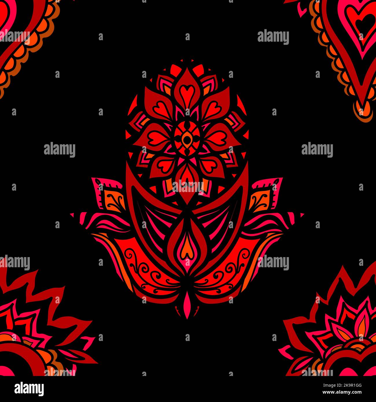 Vector bright pattern east Stock Vector Images - Alamy