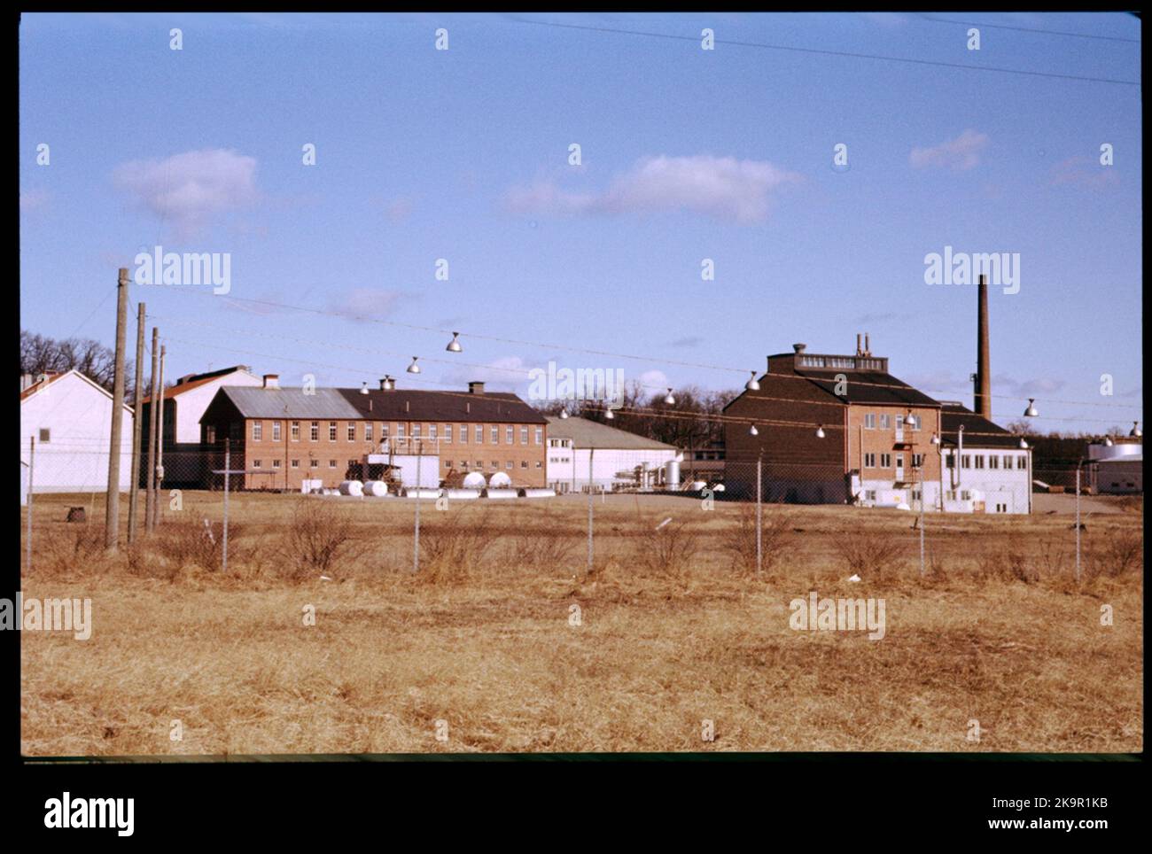 Kabi factory area in Strängnäs in the early 1960s Stock Photo - Alamy