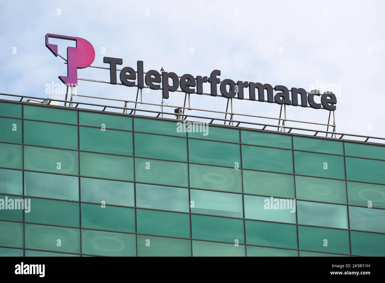 Bucharest, Romania - October 12, 2022: Teleperformance headquarters, in ...