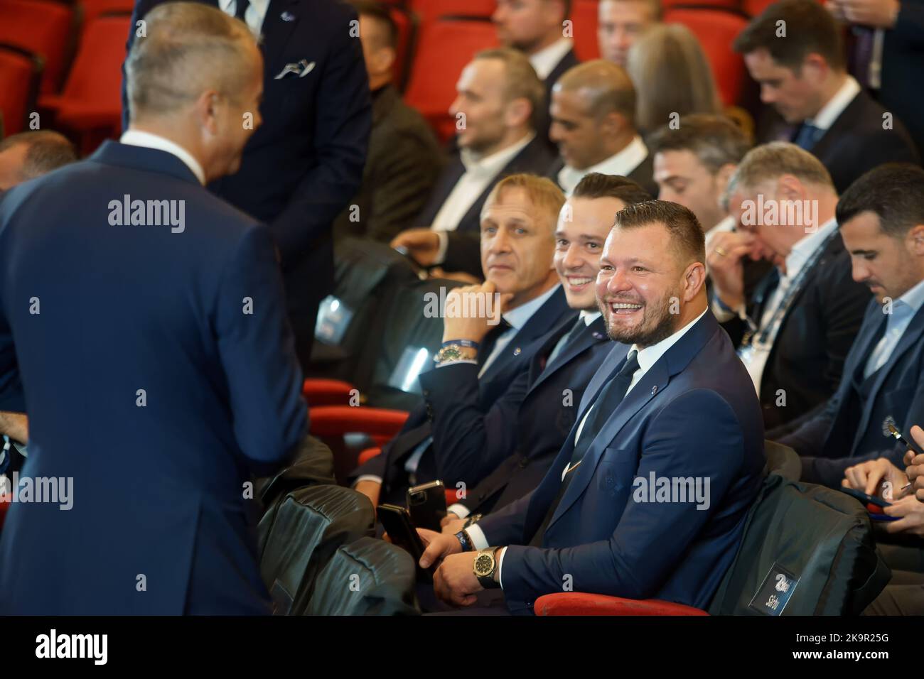 Bucharest, Romania - October 18, 2022: 2023 Under-21 EURO final ... Bucharest, Romania - October 18, 2022: 2023 Under-21 EURO final ...