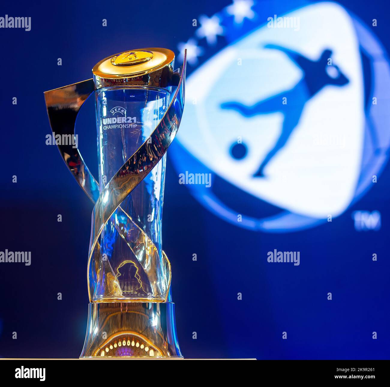 Bucharest, Romania - October 18, 2022: 2023 Under-21 EURO final ... Bucharest, Romania - October 18, 2022: 2023 Under-21 EURO final ...