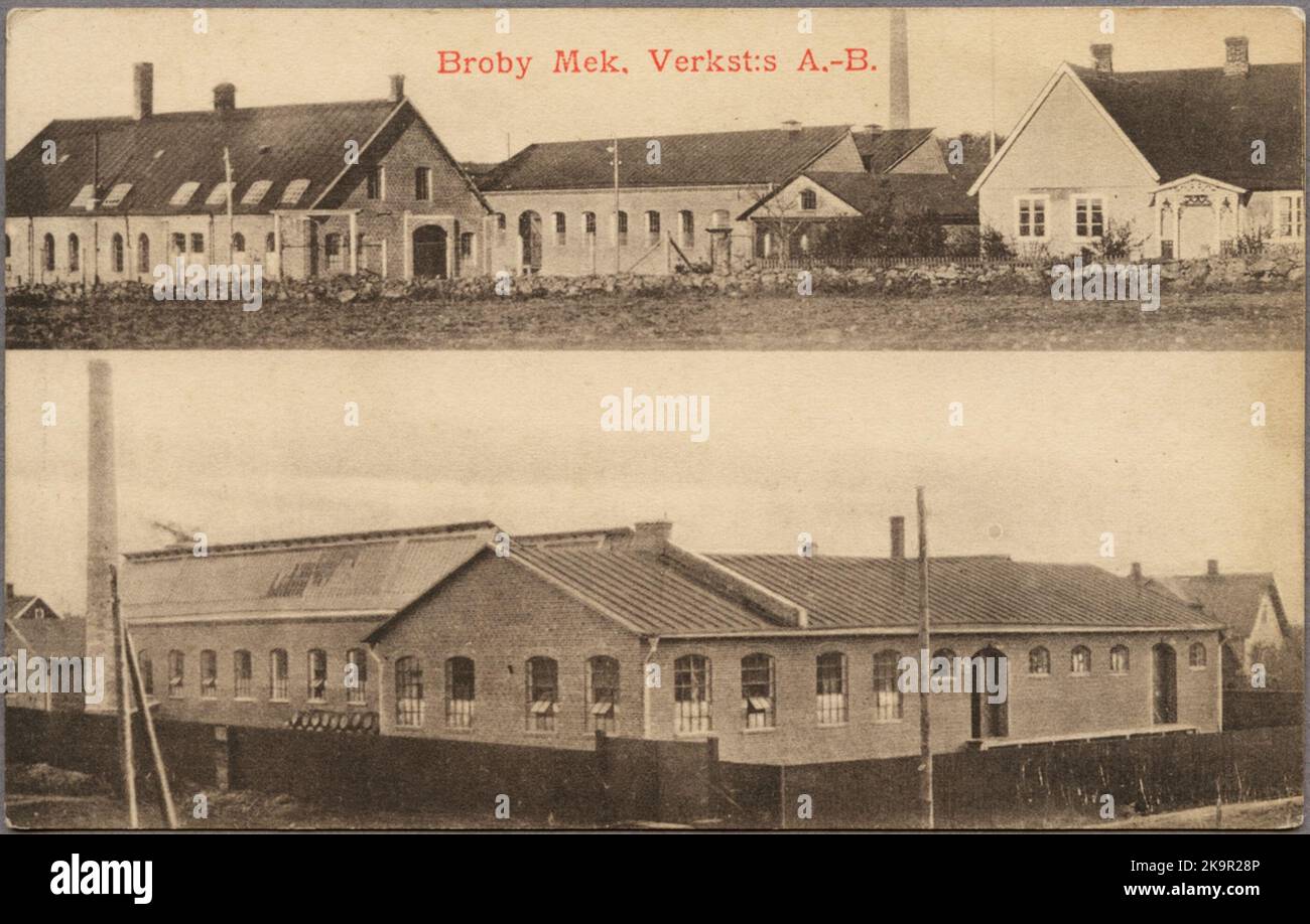 Broby Mechanical Workshop Stock Photo - Alamy