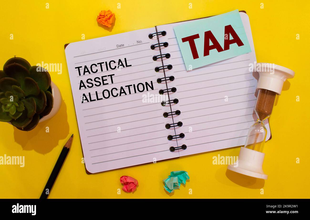 text Tactical Asset Allocation - TAA, business concept Stock Photo - Alamy