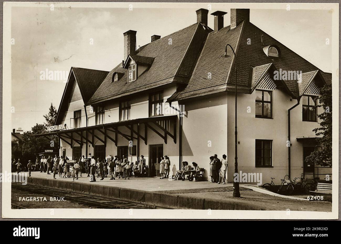 Fagersta mill station Stock Photo - Alamy