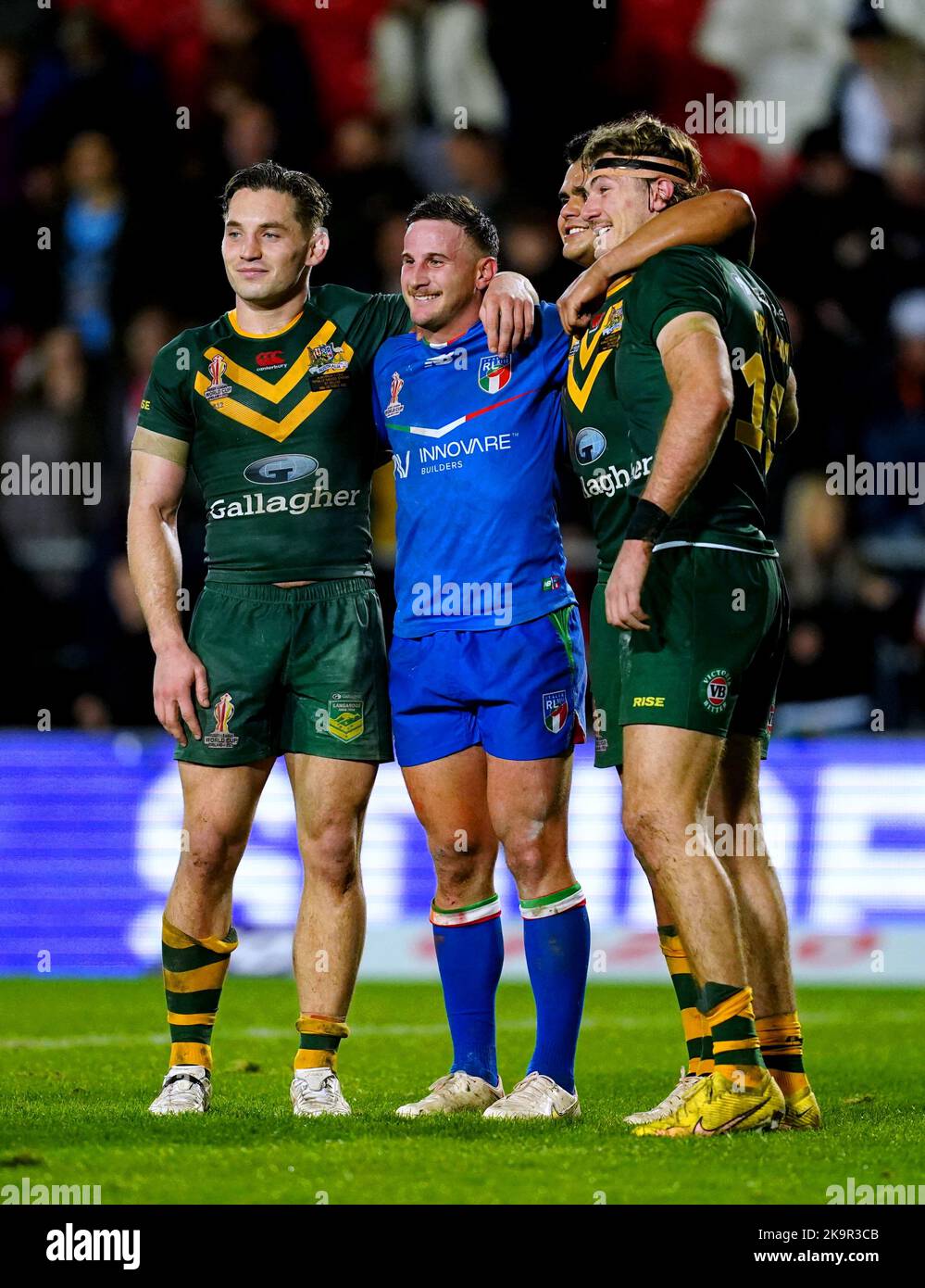 Australia's Cameron Murray (left) and Italy's Jack Campagnolo at the ...