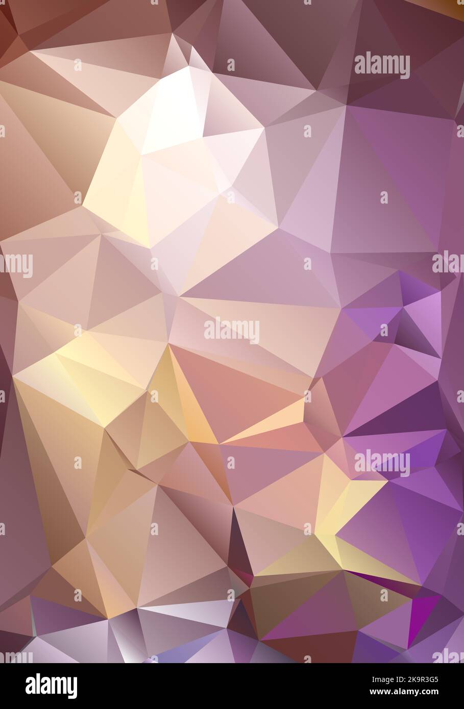 Abstract polygonal background. Futuristic style. Geometric colorful ...