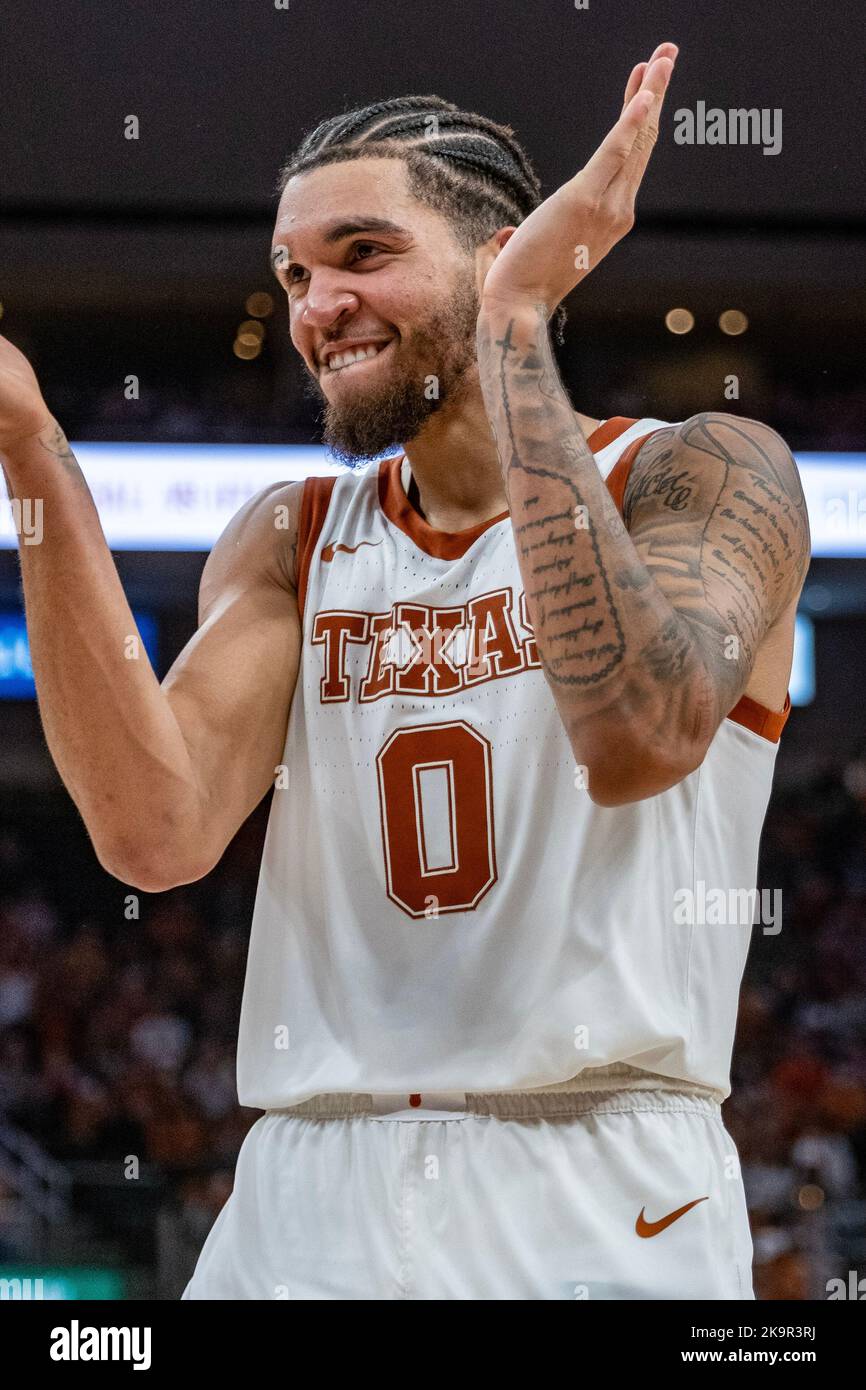 Texas, USA. 29th Oct, 2022. Timmy Allen #0 of the Texas Longhorns in ...