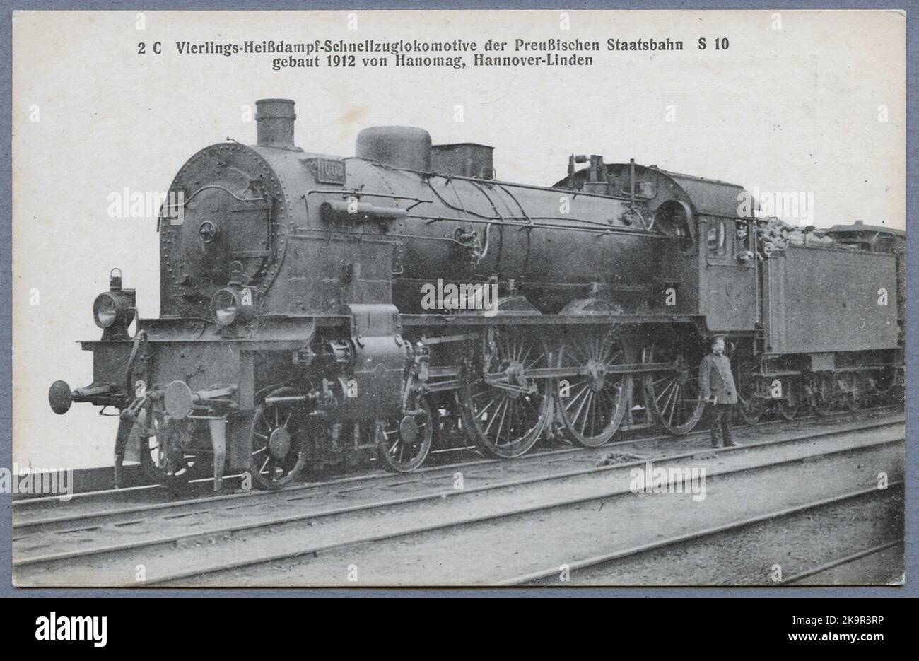 Tyskt Ånglok, Prussian State Railways S10 1002 Stock Photo - Alamy