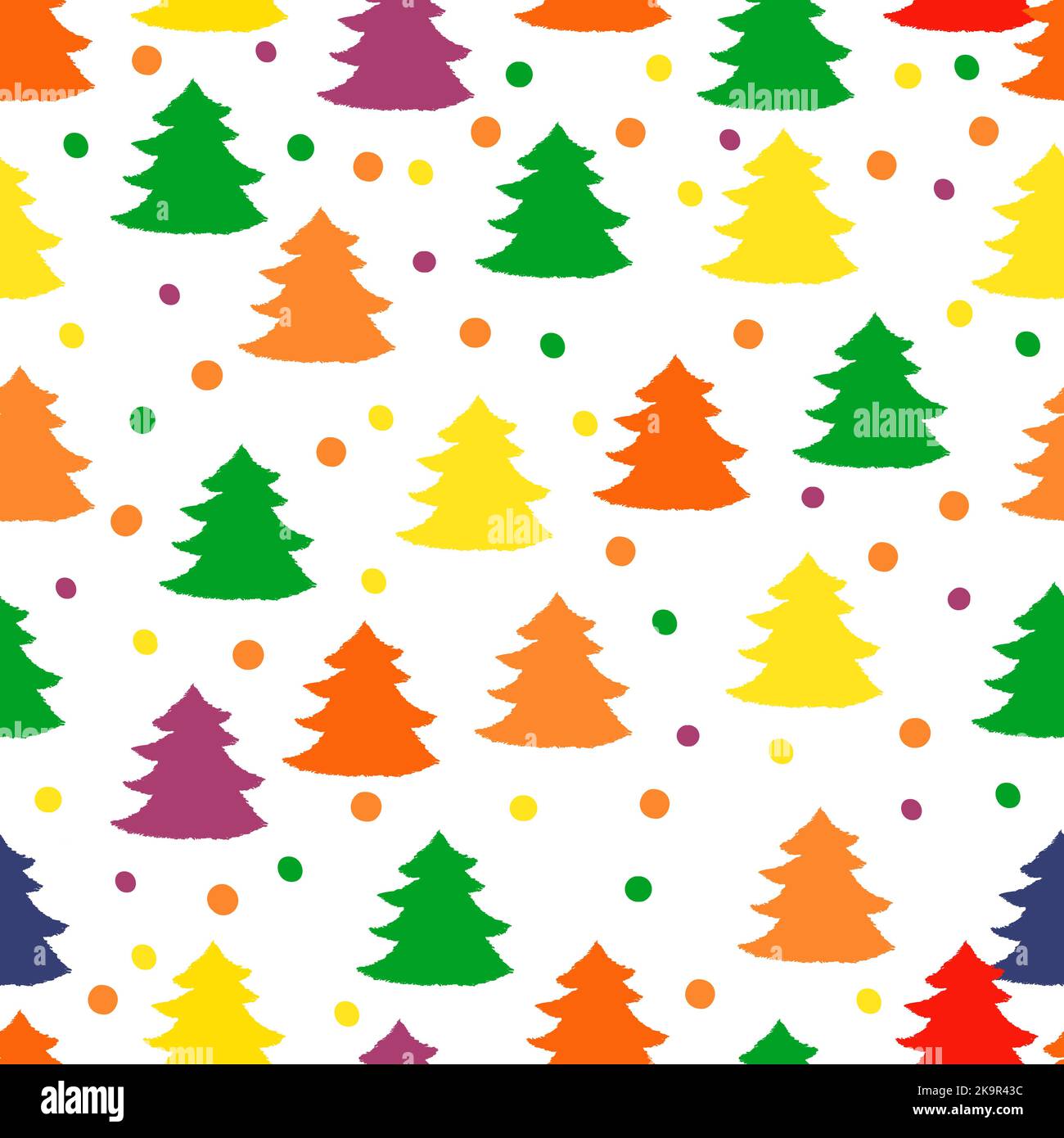 Vector decorative seamless pattern with herbal and floral motifs Stock ...