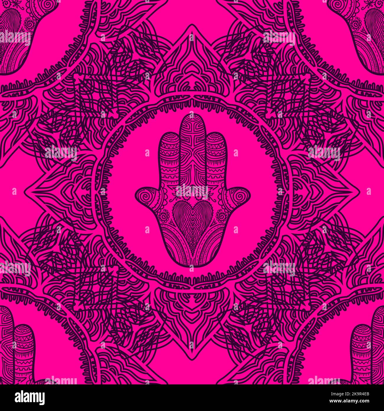 Khamsa Stock Vector Images - Alamy