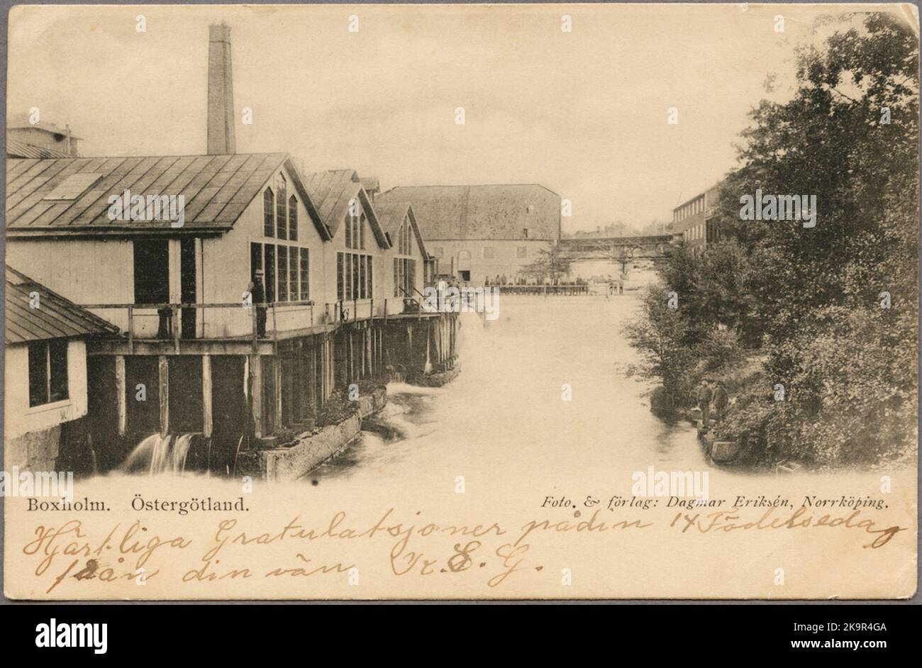 Industrial area in Boxholm Stock Photo - Alamy