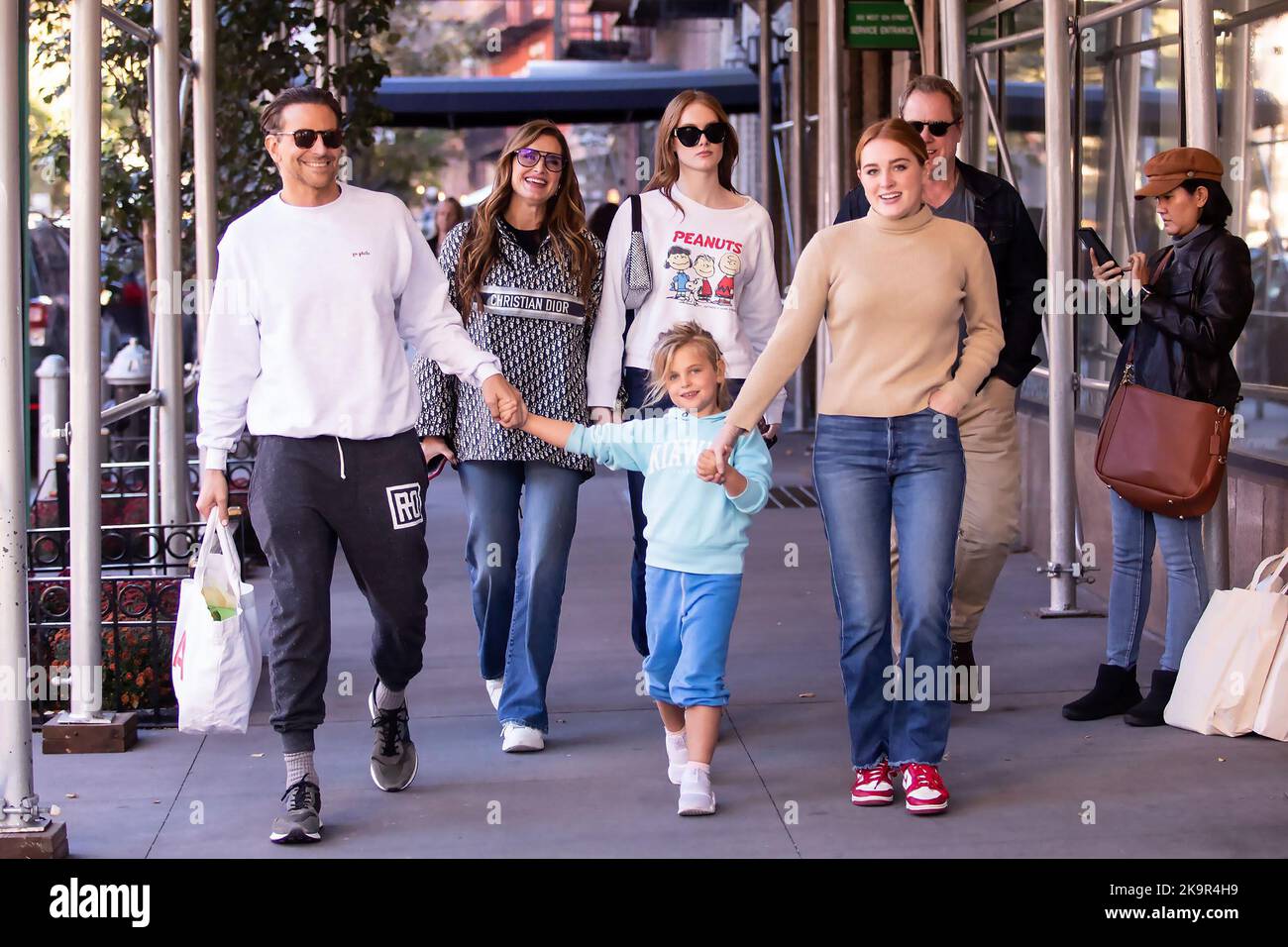 Bradley Cooper Has Lunch With Brooke Shields And Family Cafe Cluny, NY ...
