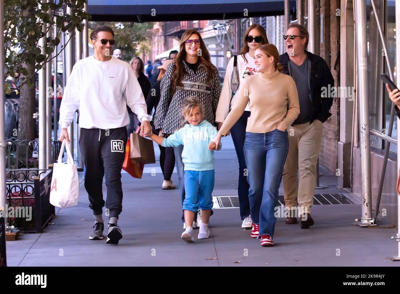 Bradley Cooper Has Lunch With Brooke Shields And Family Cafe Cluny, NY ...