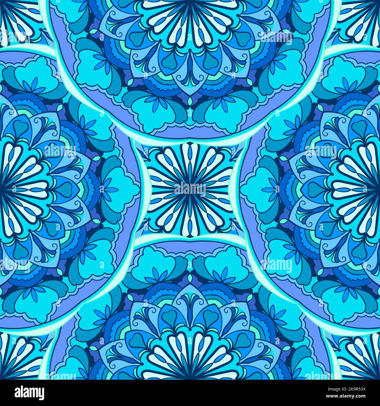 Traditional ornamental colorful seamless pattern. Vintage background ...