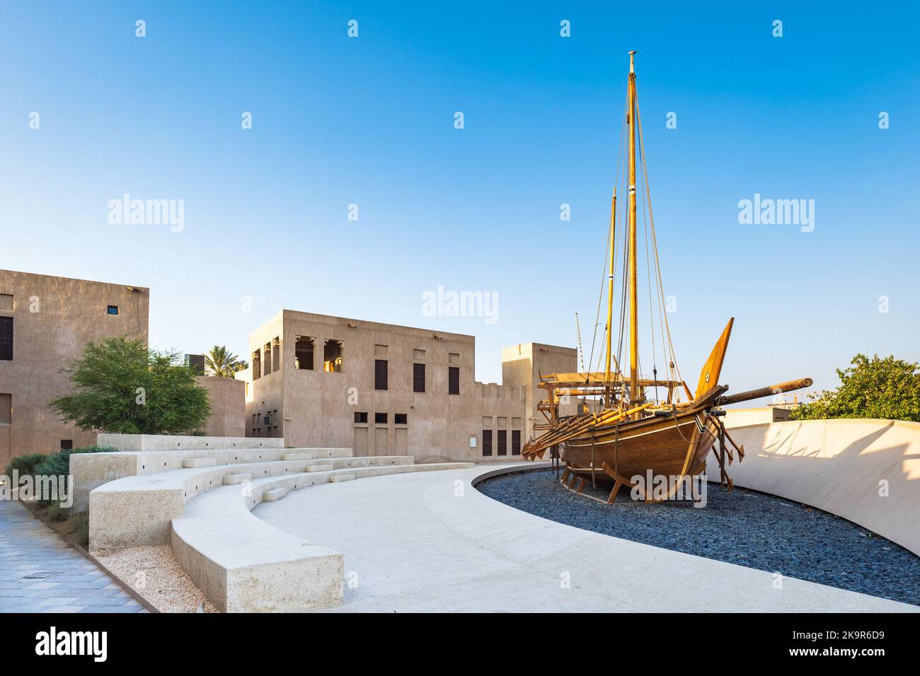 Dubai Uae October 2022 Dubai Historic Area Street View At Historic