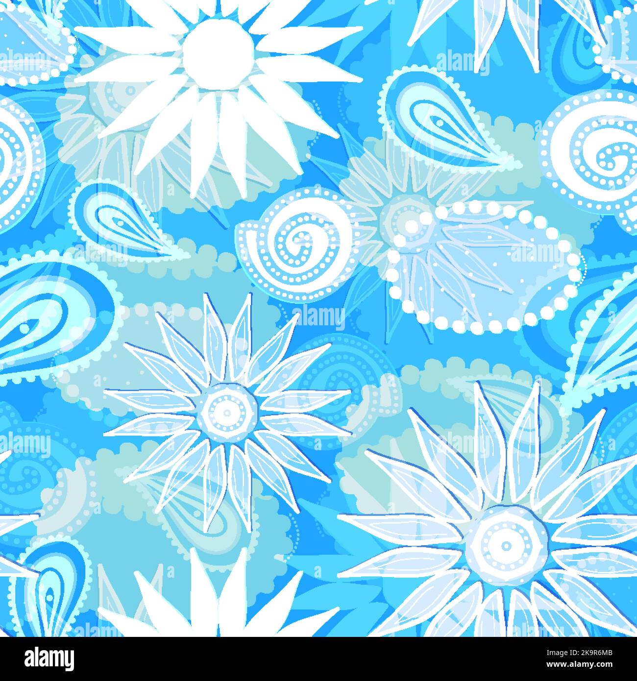 Stylized floral motifs in orange hi-res stock photography and images ...