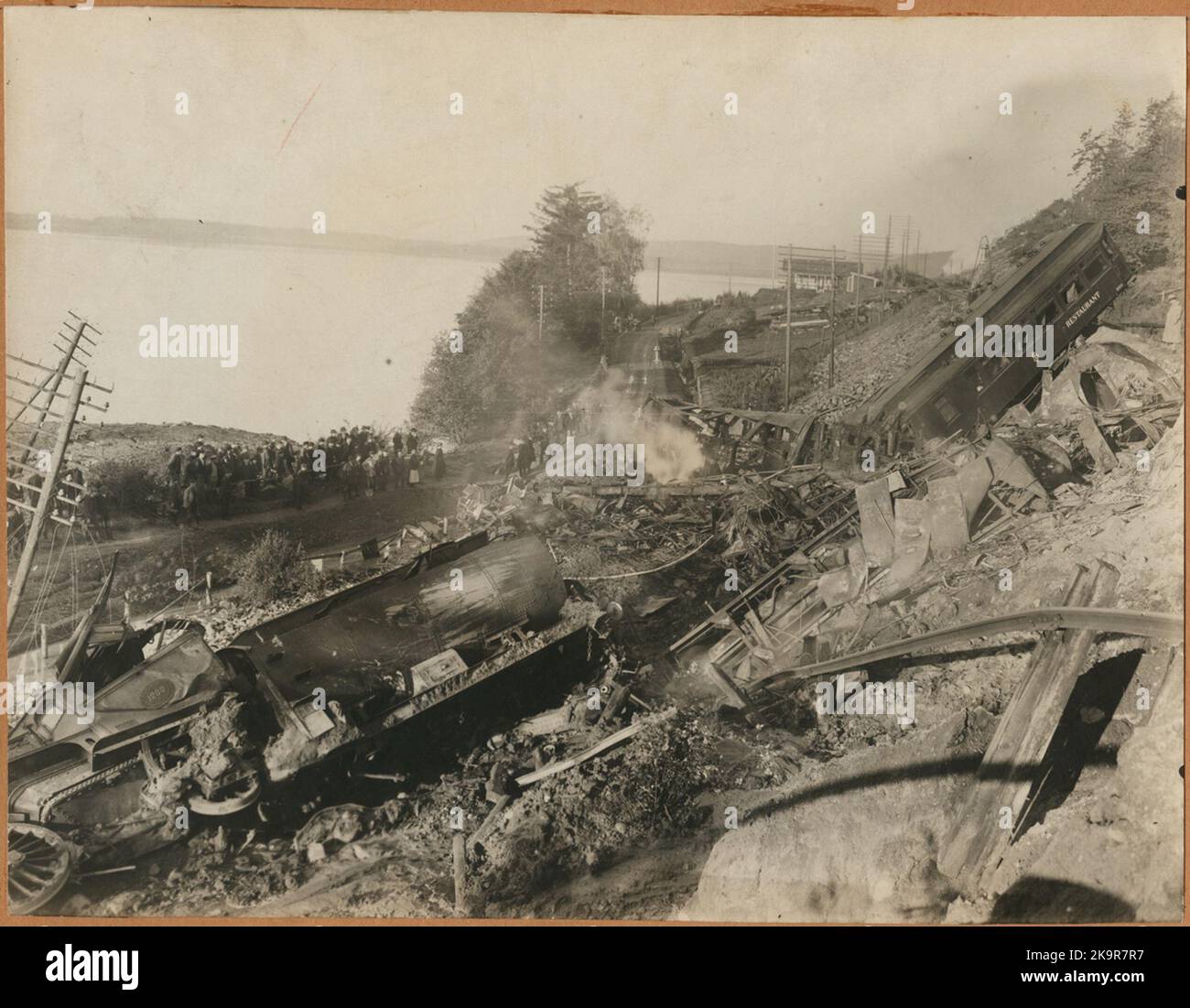 The train accident at Getå, 1 Okotber 1918, where, among other things ...